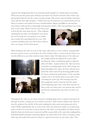 Skepta & JME - Thats Not Me Analysis | PDF