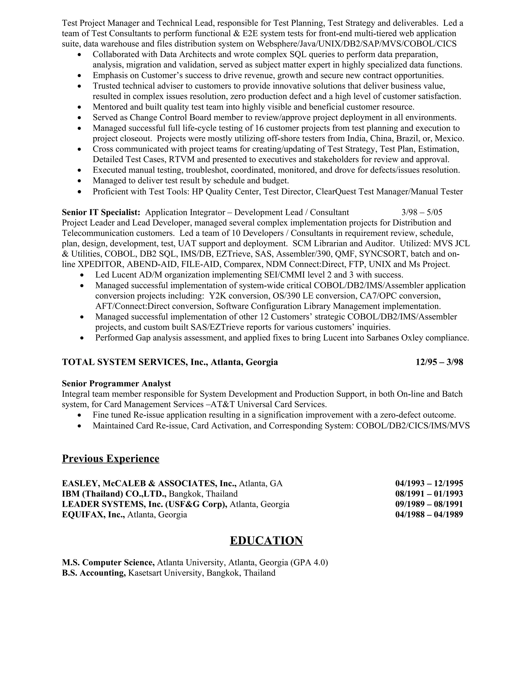 Thawanyarat Tom Resume V3 | PDF