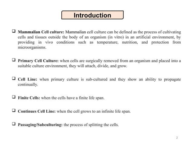 Thawing, and Passaging of CHO Cell Lines.pptx