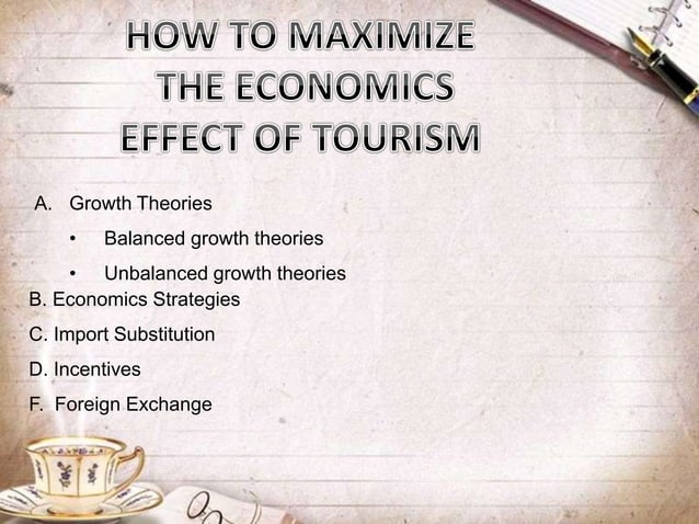 THE ECONOMICS OF TOURISM | PPTX