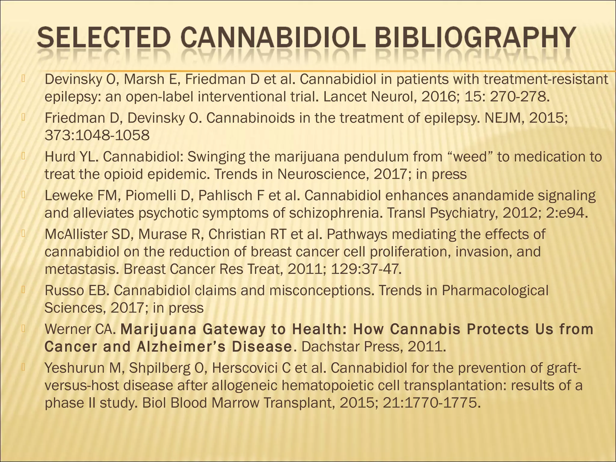 THC and CBD Features comparison - Hemprove | PPT