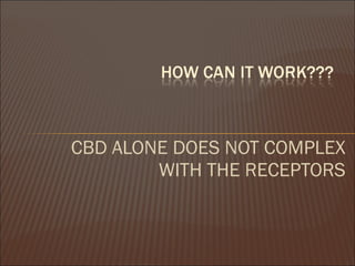 THC and CBD Features comparison - Hemprove | PPT