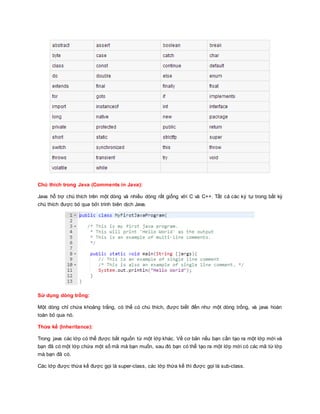 Tự học lập trình java b1 | PDF
