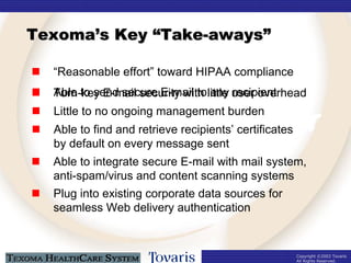 THCS And Tovaris | PPT