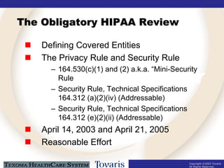 THCS And Tovaris | PPT