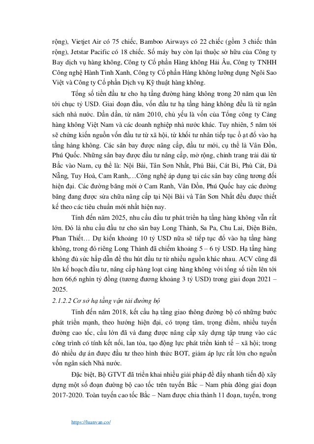 Đề án Thực trạng hoạt động các loại hình vận tải đa phương thức trong ngành logistics ở Việt Nam ...