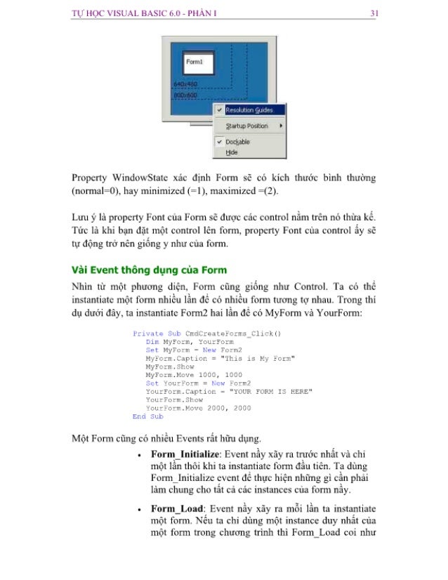 Tự học visual basic 6.0 | PDF