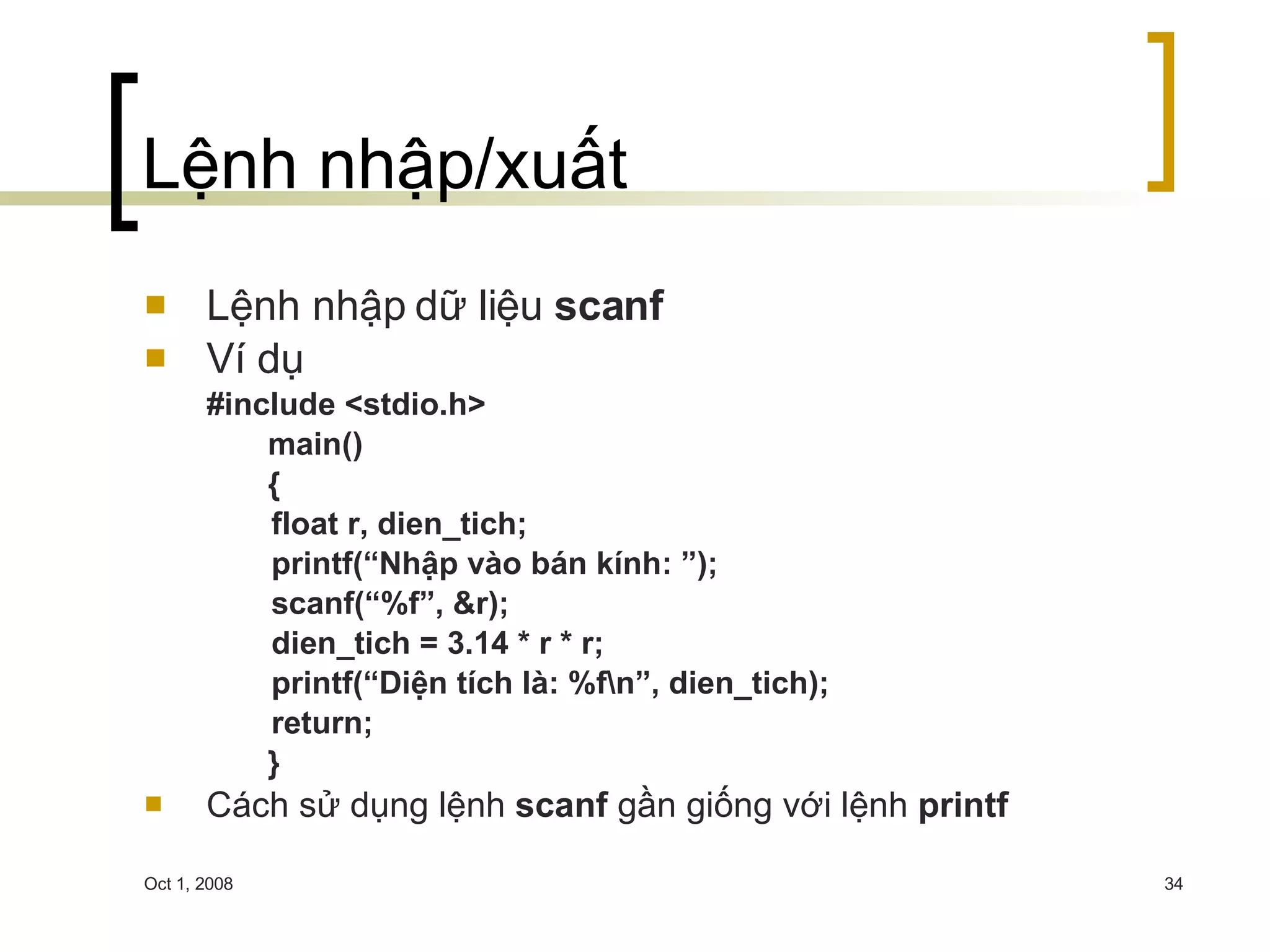 Thdc3 Lap Trinh C | PPT