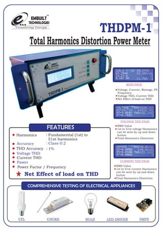 TOTAL HARMONIC DISTORTION POWER METER | PDF