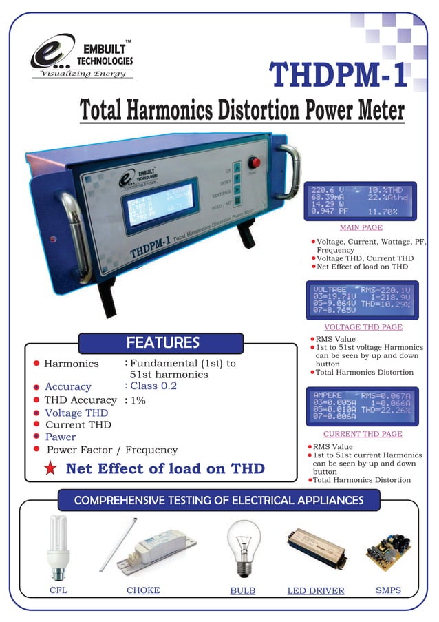 TOTAL HARMONIC DISTORTION POWER METER | PDF