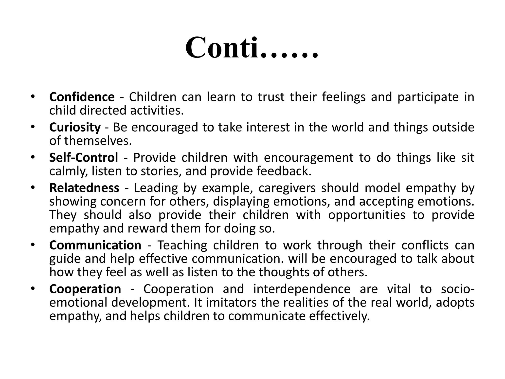 Socio - Emotional development | PPTX