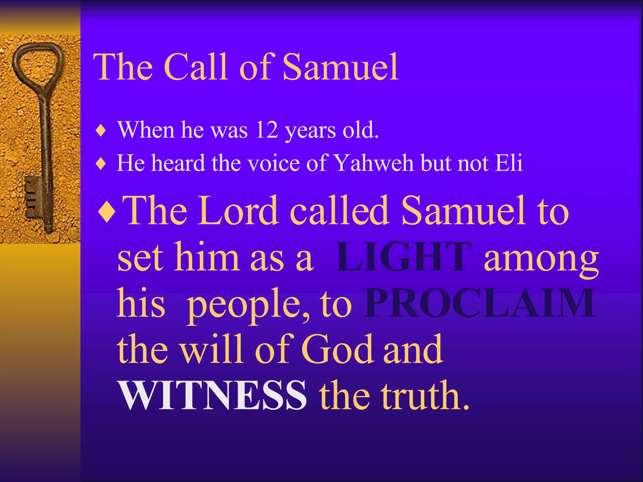 The 1 St Book Of Samuel | PPT