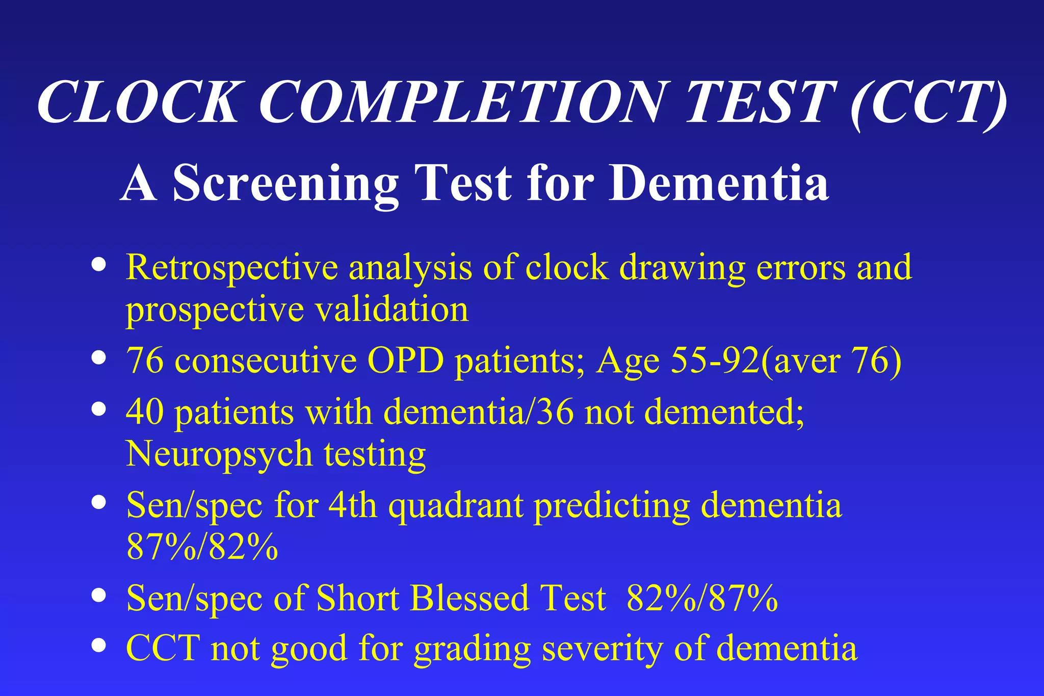 The 10 Min Geriatric Assessment | PPT