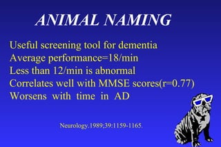 The 10 Min Geriatric Assessment | PPT