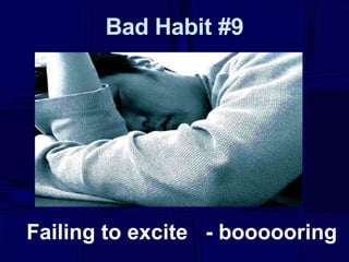 The 10 Worst Presentation Habits | PPT