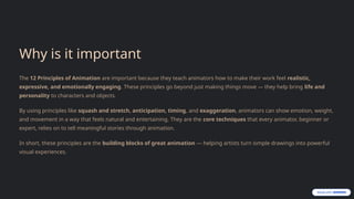 The-12-Principles-of-Animation basic principle of animation | PPTX