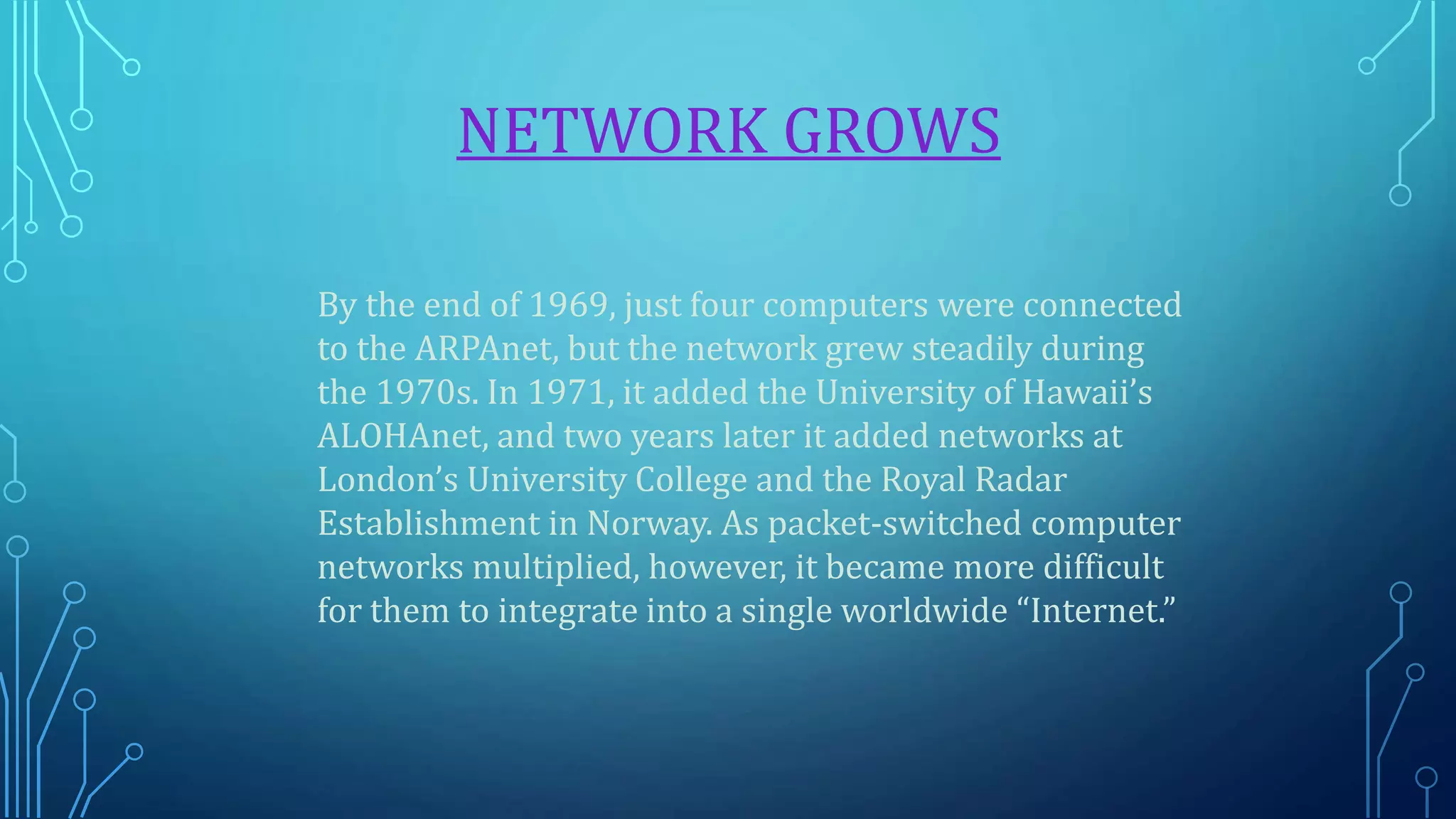 The invention of internet | PPTX