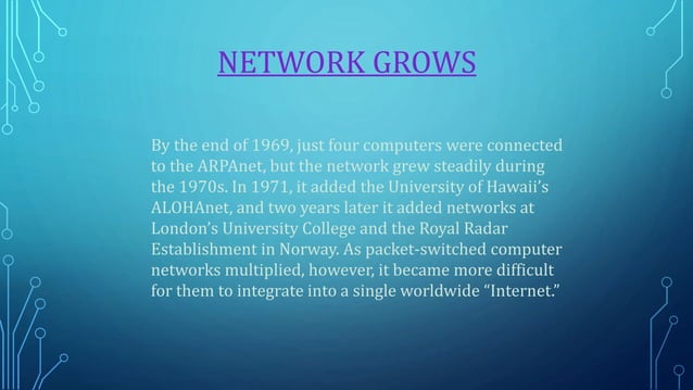 The invention of internet | PPT