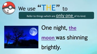 Learn on Article of "THE" | PPT