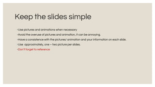 The 'Don't' and 'do's' of a presentation | PPT