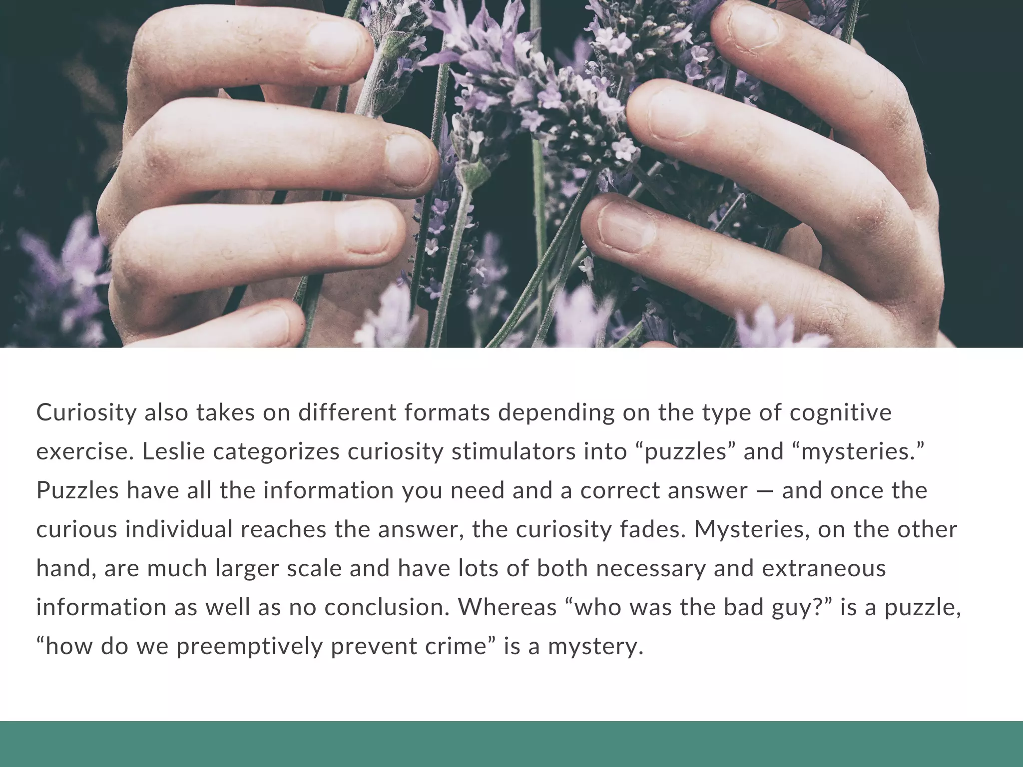 Noble Newman on the Importance of Curiosity | PPT