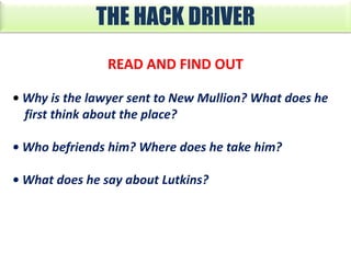 The hack driver | PPT