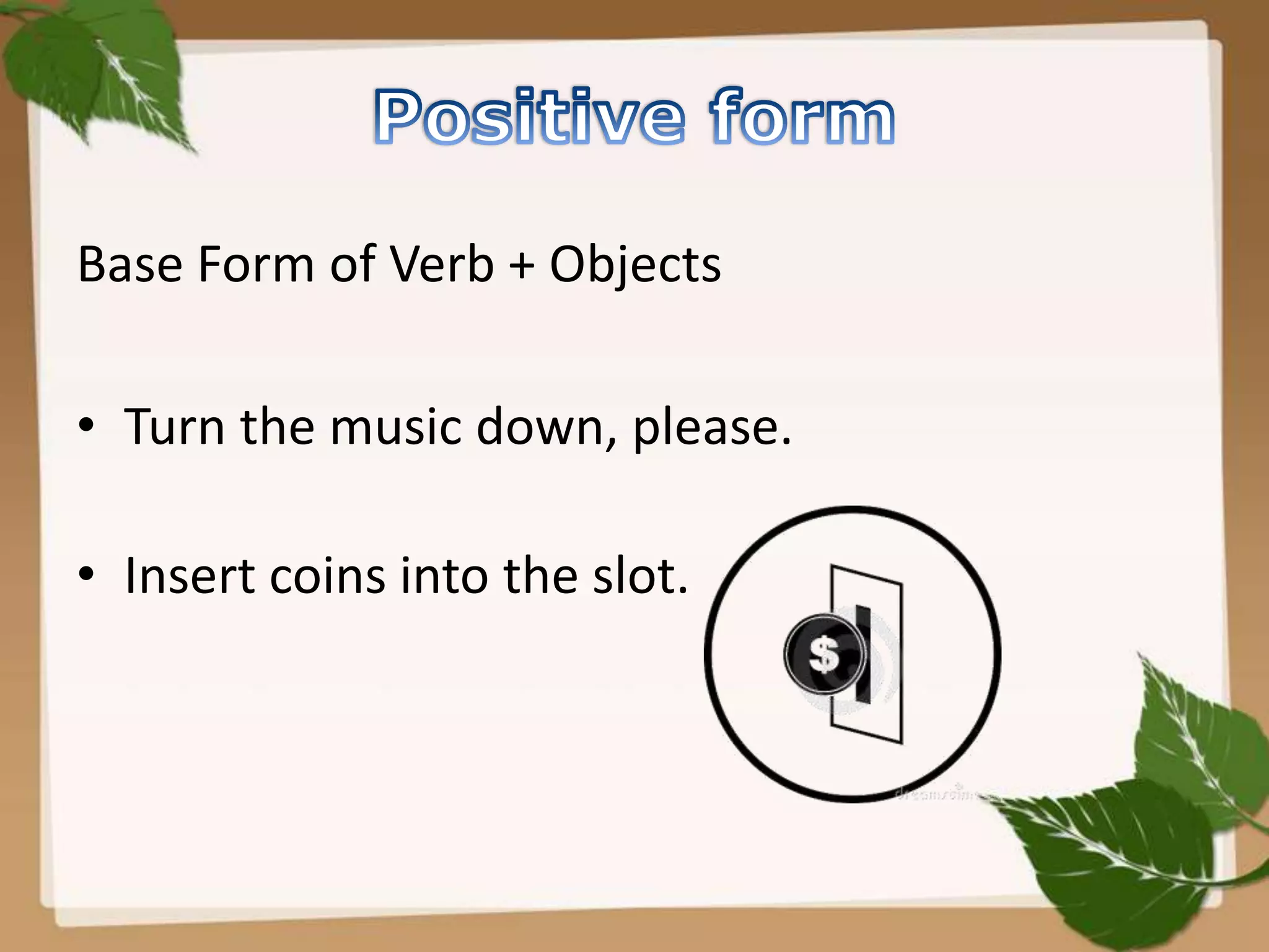 The imperative | PPTX