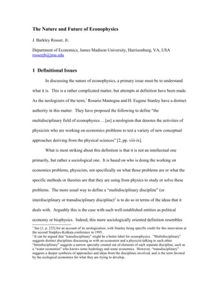 The nature and future of econophysics | PDF