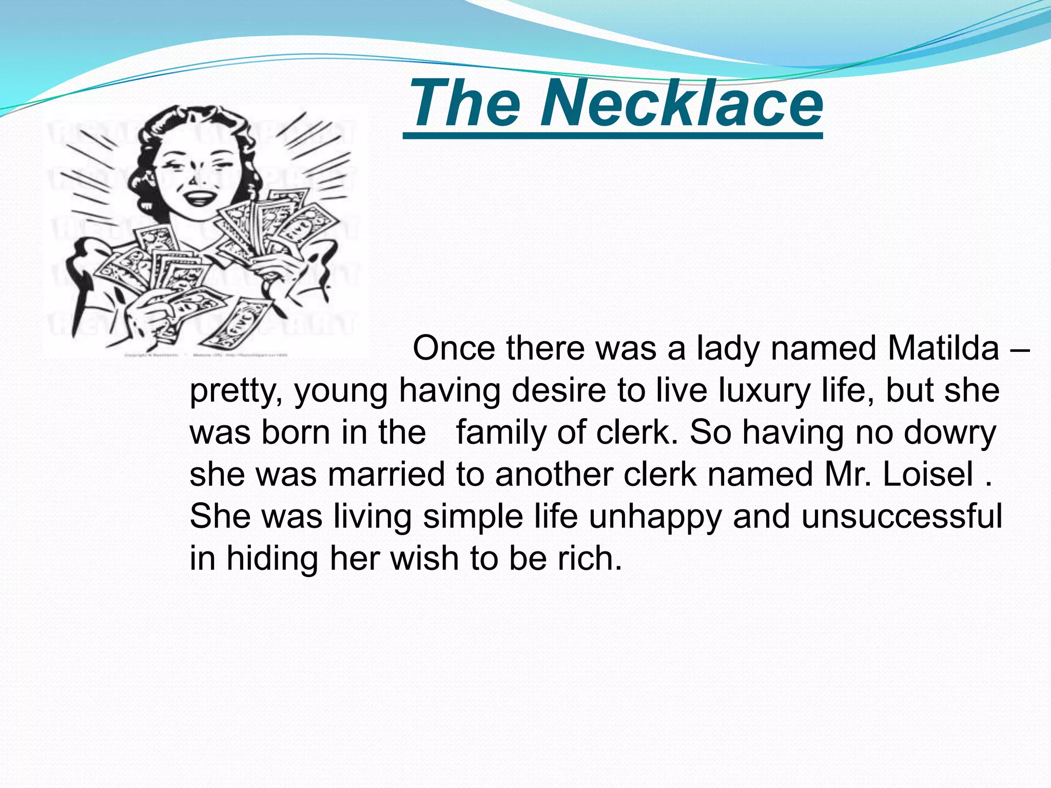The neklace | PPT