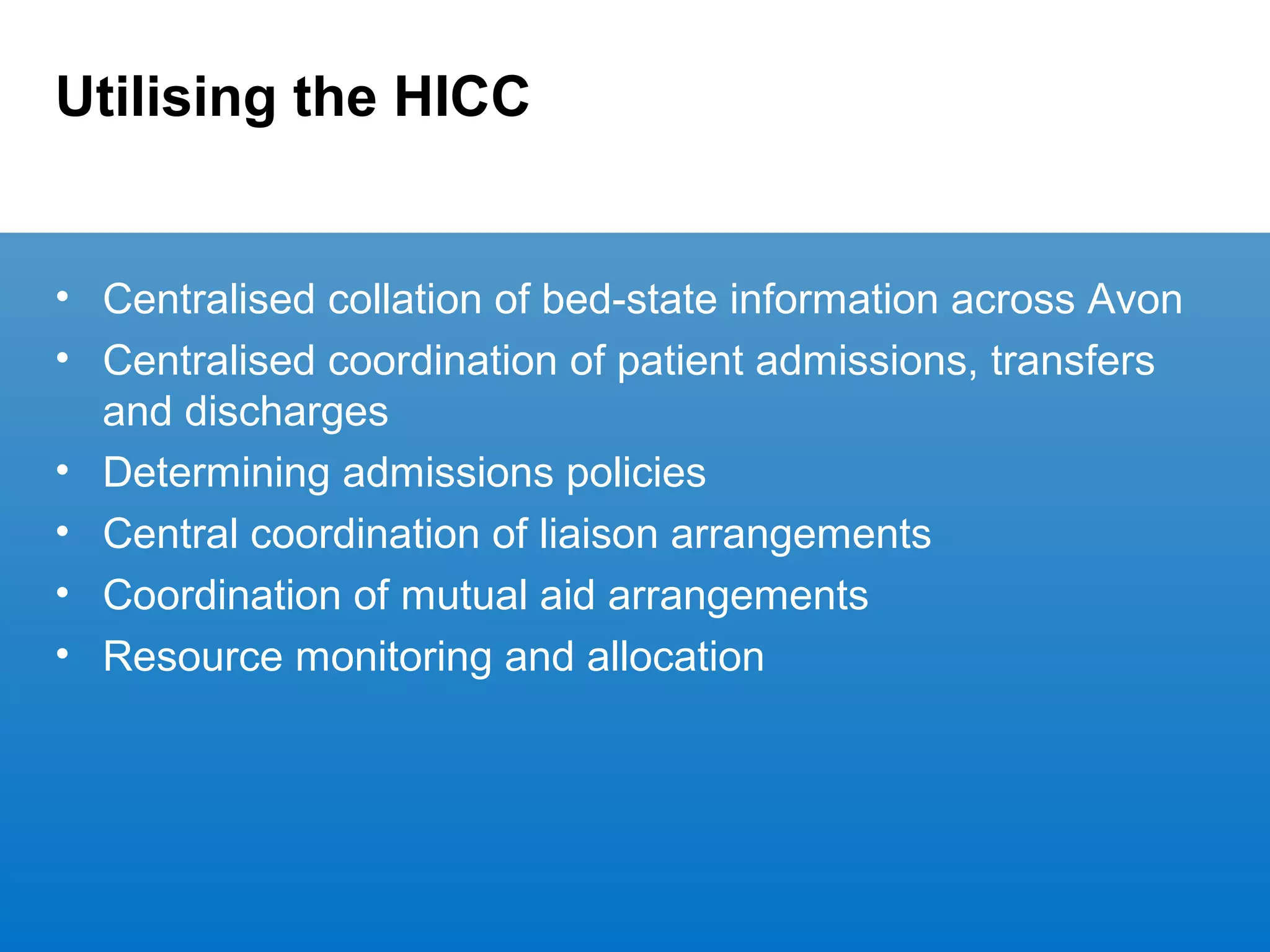 The pan avon response (hicc) 270607 | PPT