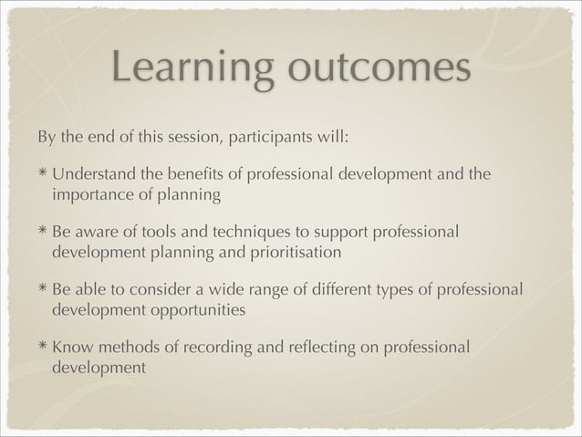 The Professional Development Cycle - tools and techniques to help you ...