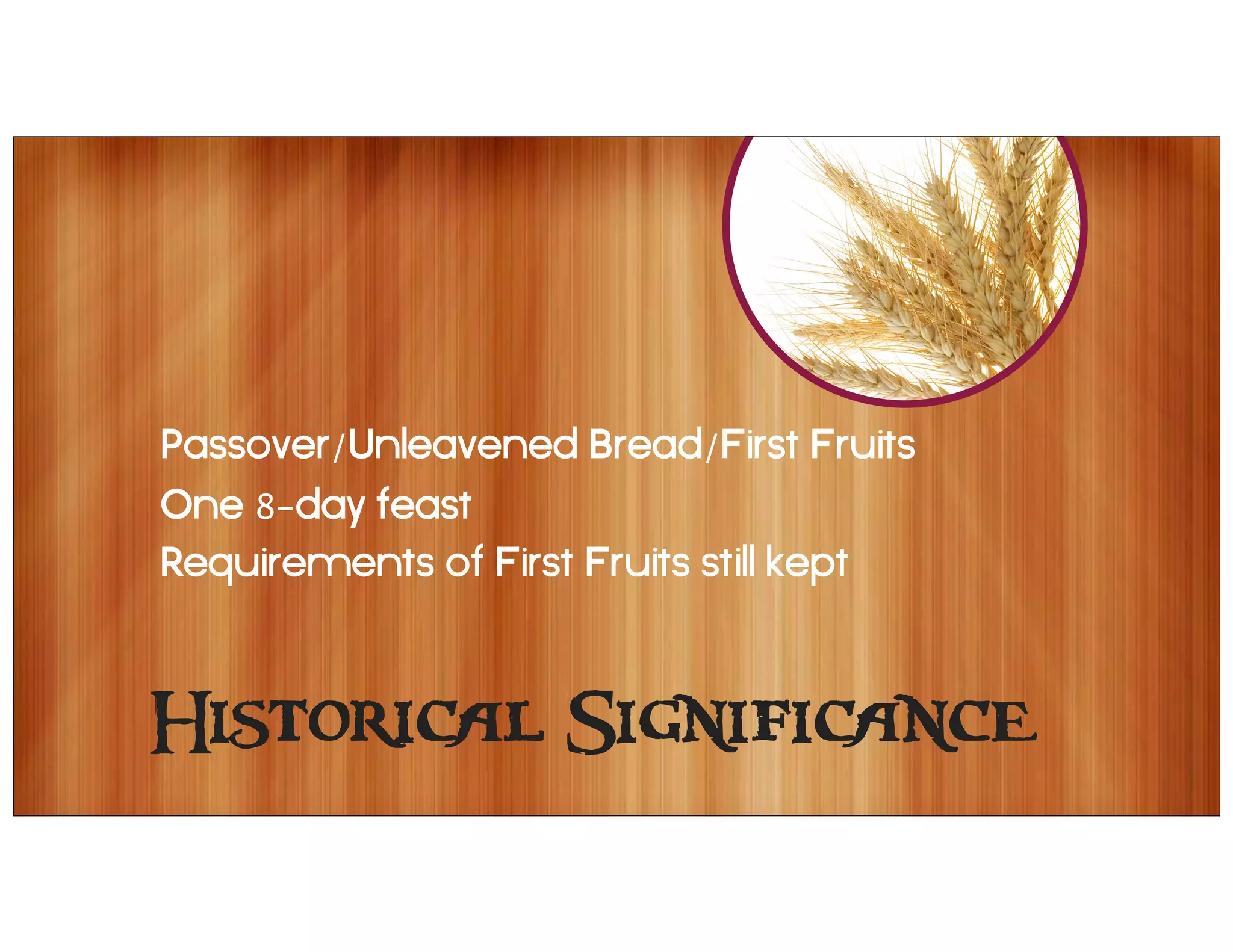 The Seven Feasts of Israel | PDF
