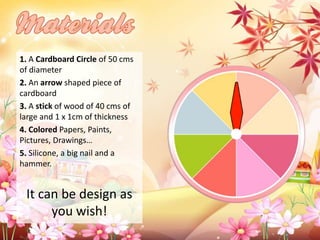 KIDS GAME: The wheel of fortune | PPT