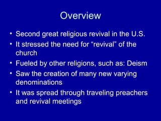 The 2nd Great Awakening | PPT