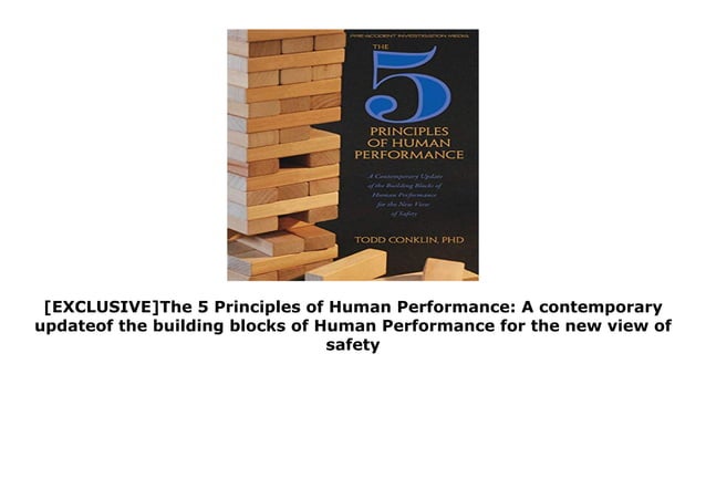 [EXCLUSIVE]The 5 Principles of Human Performance: A contemporary ...