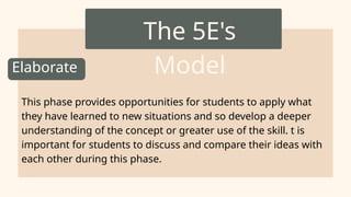 THE-5ES-MODEL.pptx hahahahahhahahhaahhahah | PPTX