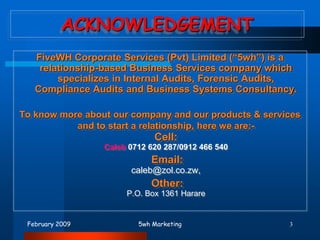 T H E 5wh Planning Formula | PPTX