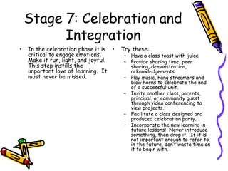 The 7 Stage Brain Based Learning Lesson Planning | PPT