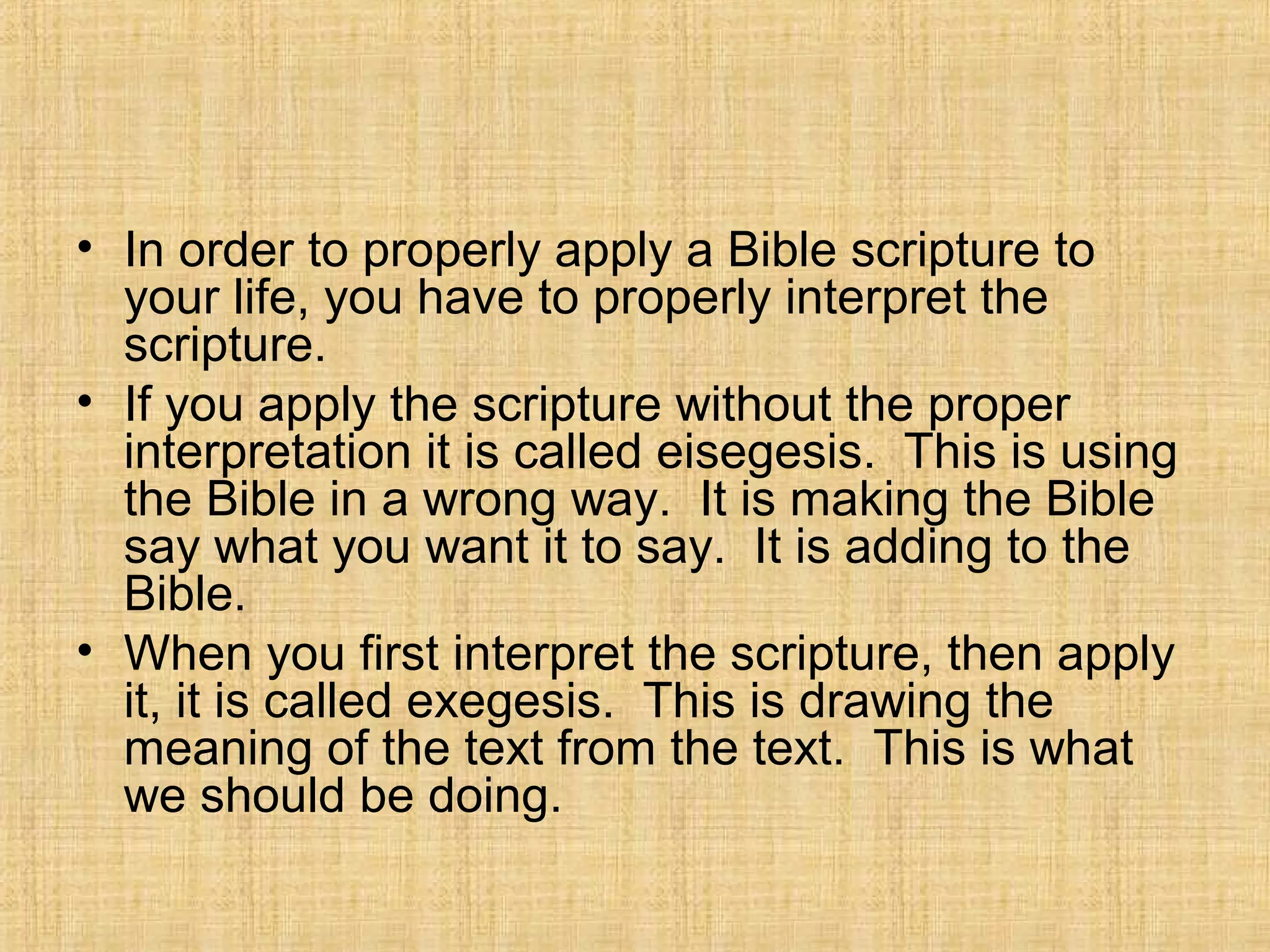 The 7 steps to understanding the Bible | PPT