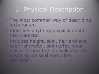 The 8-Methods-of-Characterization | PPT