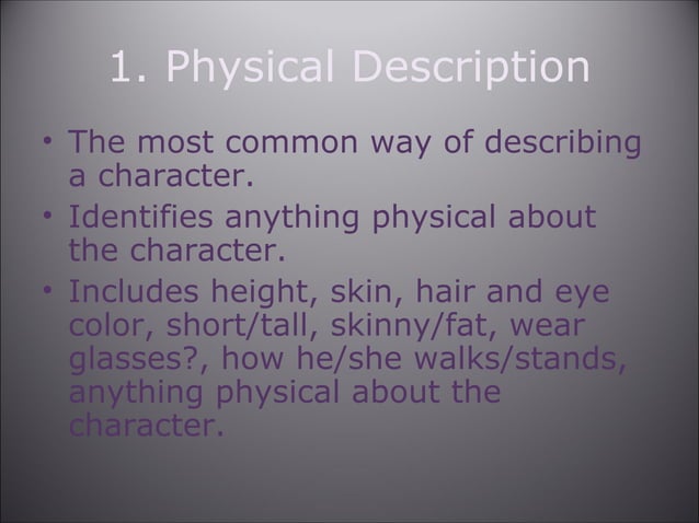The 8-Methods-of-Characterization | PPT
