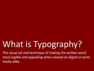 The ABC'S of Typography | PPT