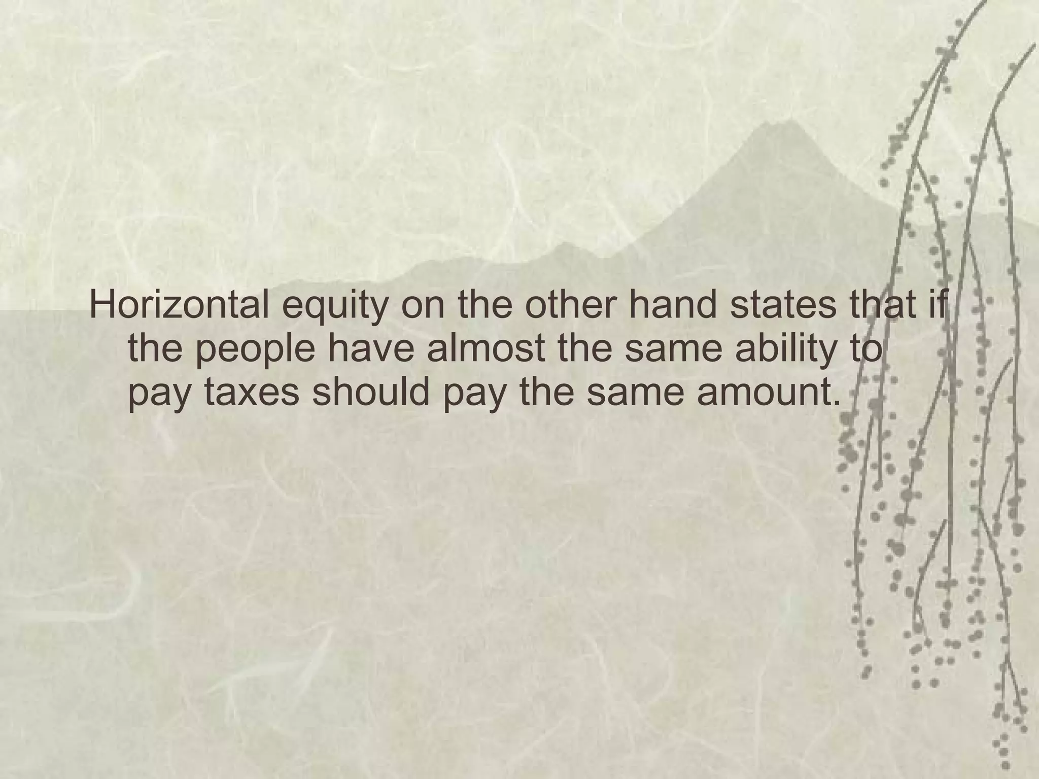 The Ability To Pay Principle | PPT