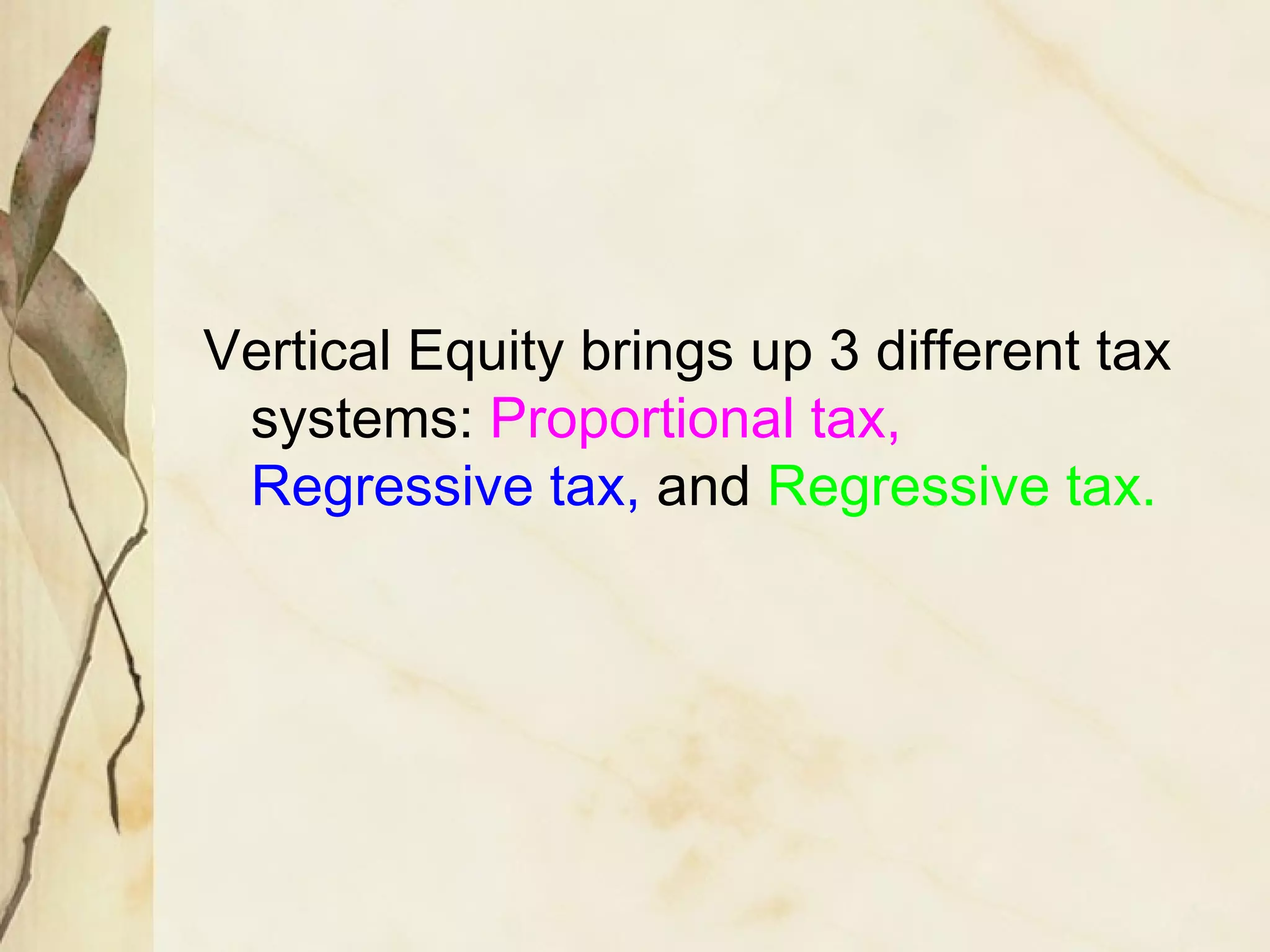 The Ability To Pay Principle | PPT