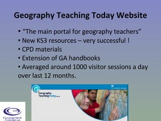 The Action Plan For Geography 2008 | PPT