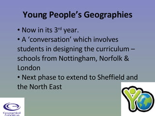 The Action Plan For Geography 2008 | PPT
