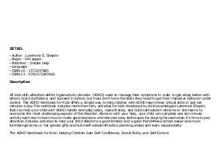 The ADHD Workbook for Kids: Helping Children Gain Self-Confidence ...