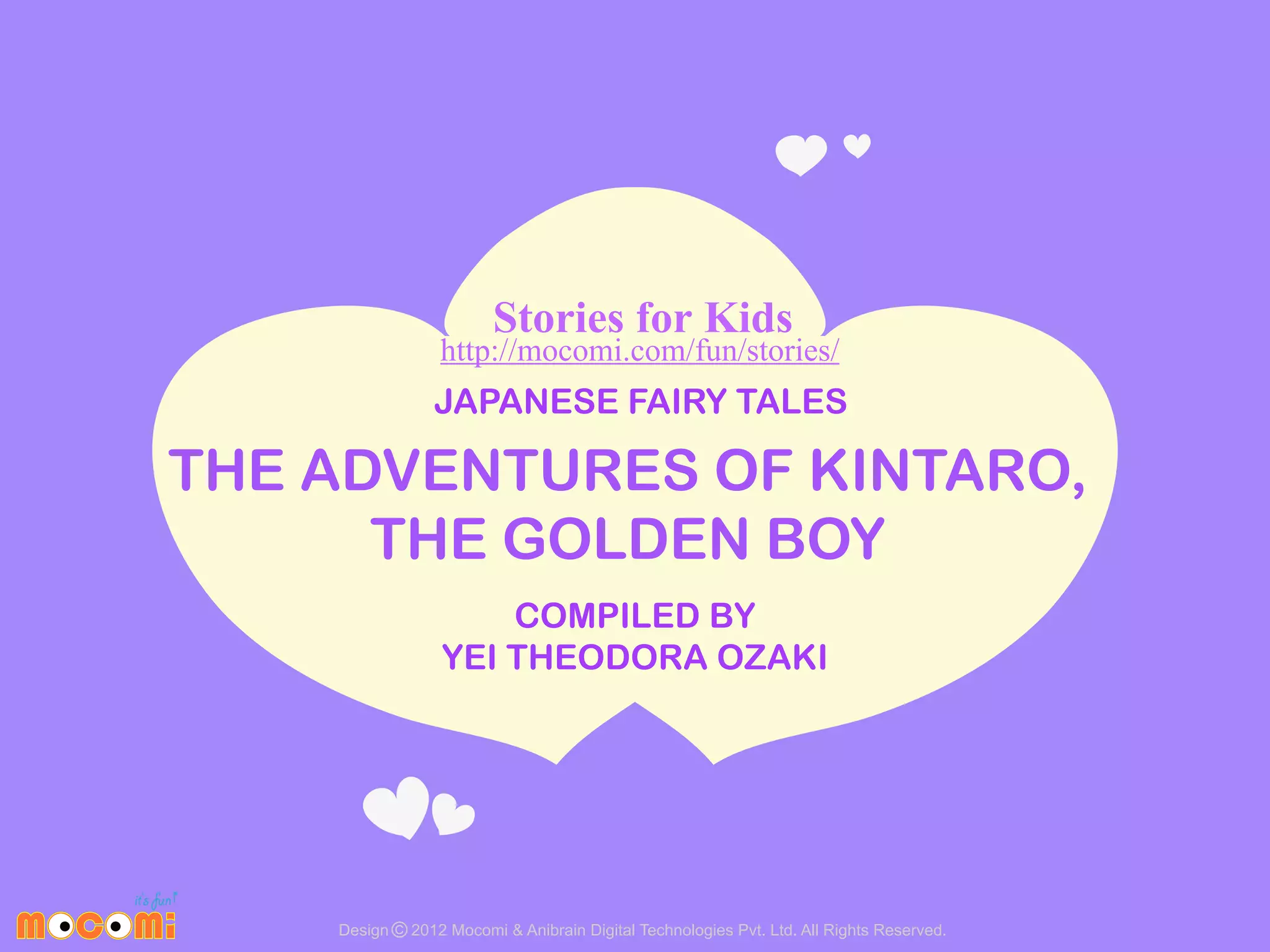 The Adventure Of Kintaro The Golden Boy - Japanese Fairy Tale - Mocomi.com