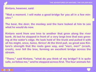 The Adventure Of Kintaro The Golden Boy - Japanese Fairy Tale - Mocomi.com