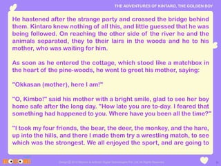 The Adventure Of Kintaro The Golden Boy - Japanese Fairy Tale - Mocomi.com